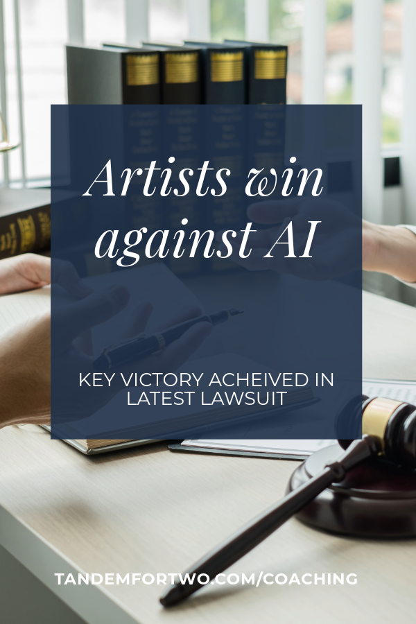 Artists Win Small Victory in Lawsuit Against AI – Tandem For Two