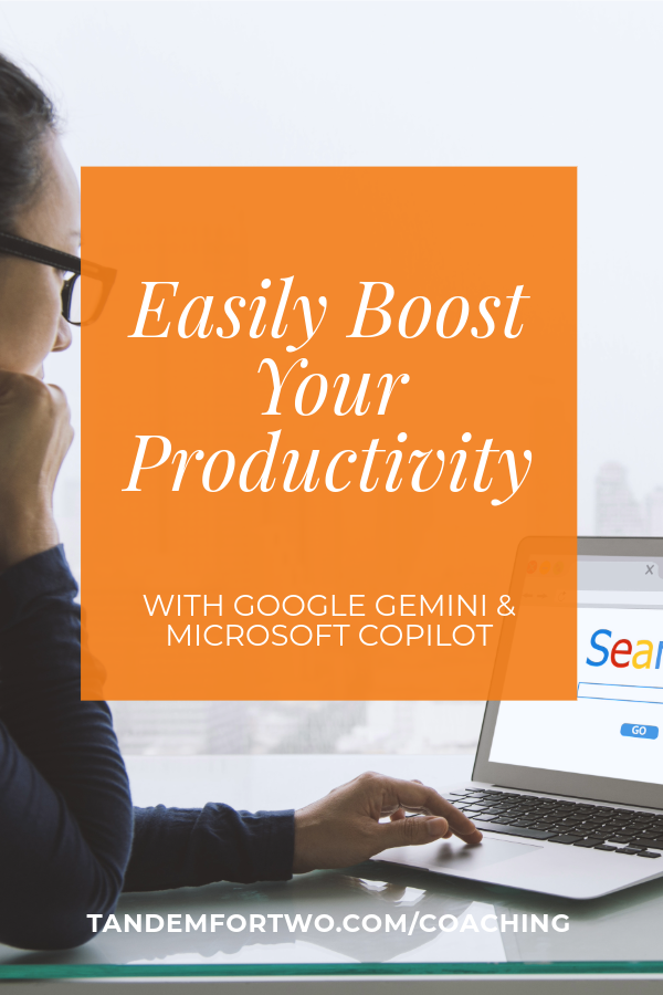 Boost Productivity with Google Gemini & Microsoft Copilot – Tandem For Two