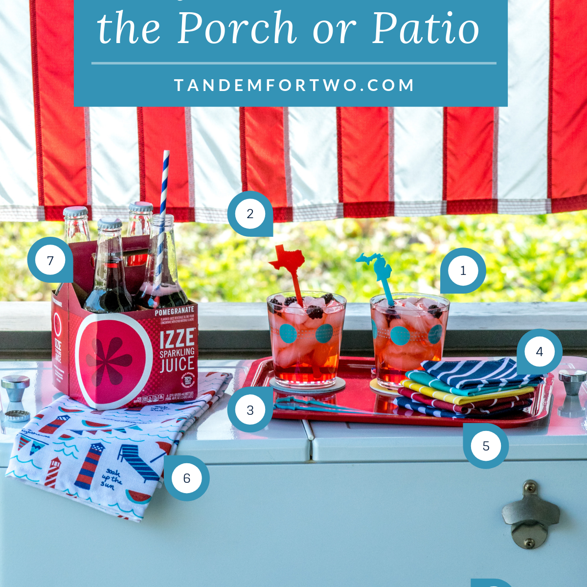 Easy Cocktails on the Porch or Patio – Tandem For Two