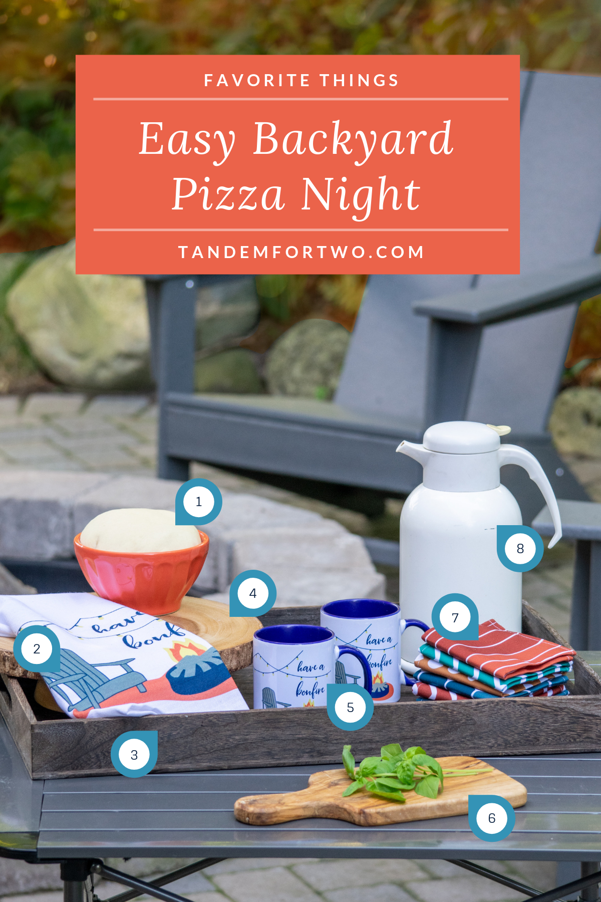 Easy Backyard Pizza Night – Tandem For Two