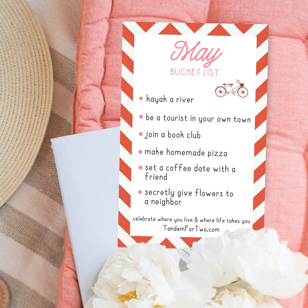 May Bucket List from Tandem For Two