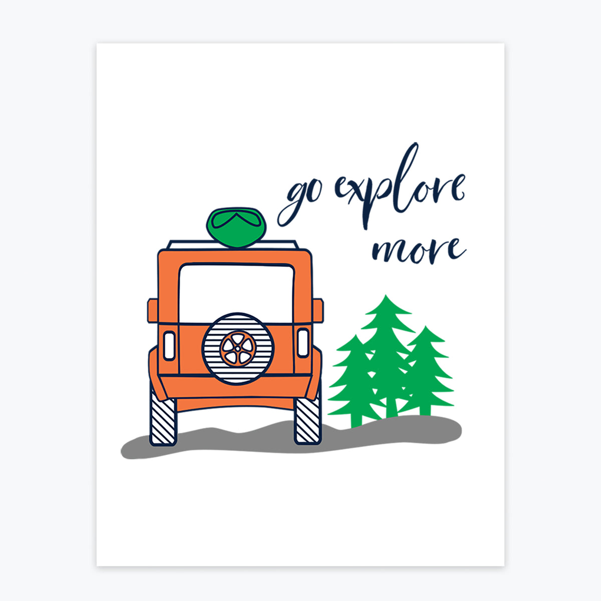 Art Print - Go Explore More – Tandem For Two
